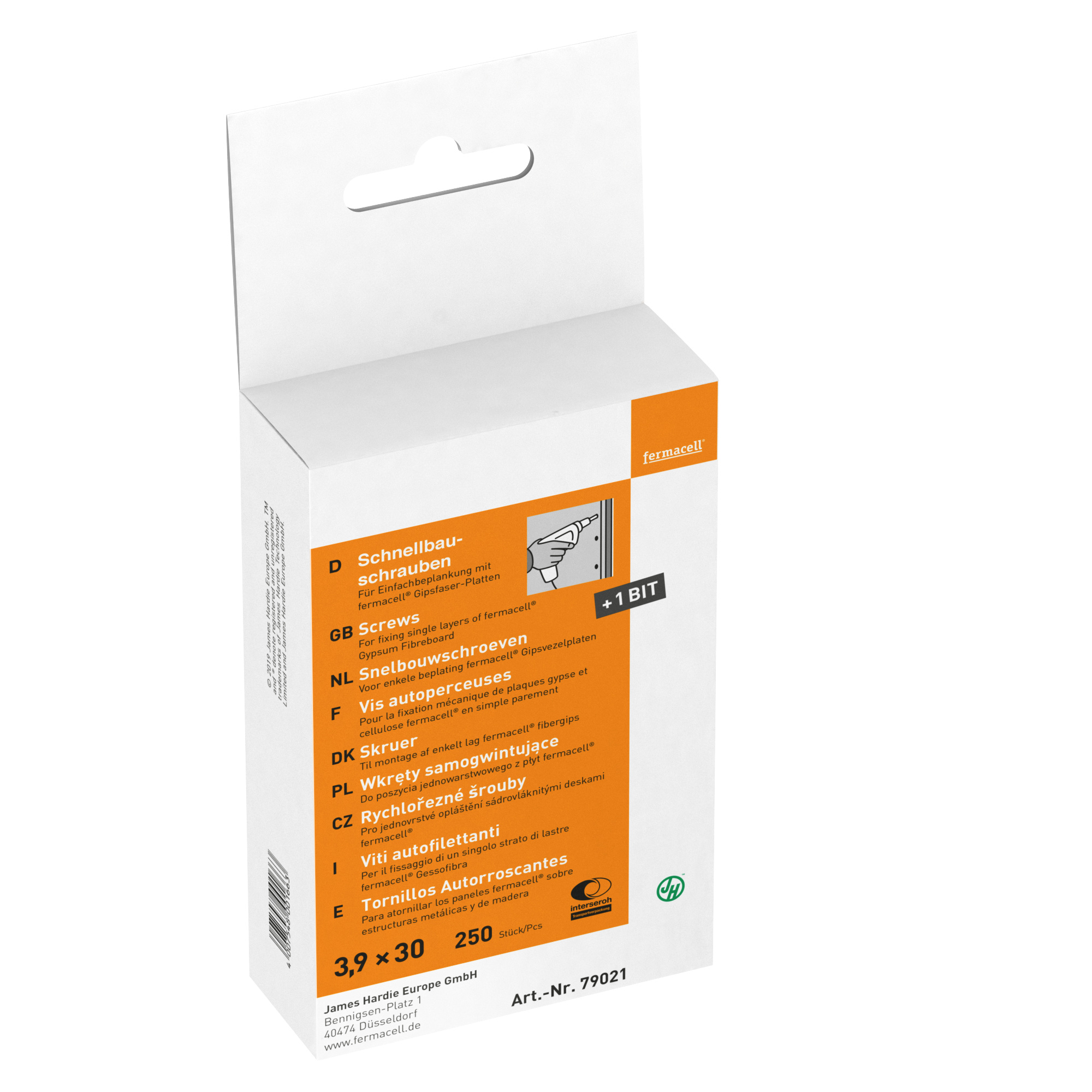 Fermacell Snelbouwschroeven 3,9x30 mm doos 250 st